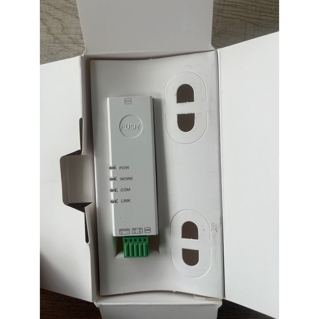 Jual DIN-Rail Mounting Hole RS232 To Ethernet Converter DR132 1 Port ...
