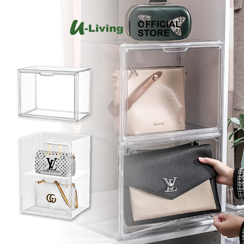 Jual U-Living Kotak Display Box Tas Transparan Organizer Box Display ...