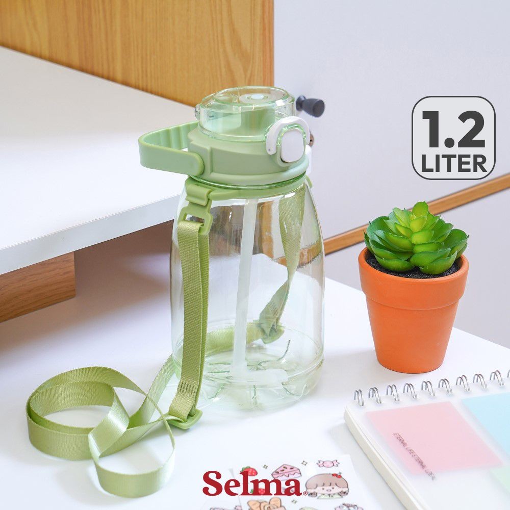 Jual Selma Beth Botol Minum Plastik 1.2 ltr Tumbler Botol Air Tempat ...