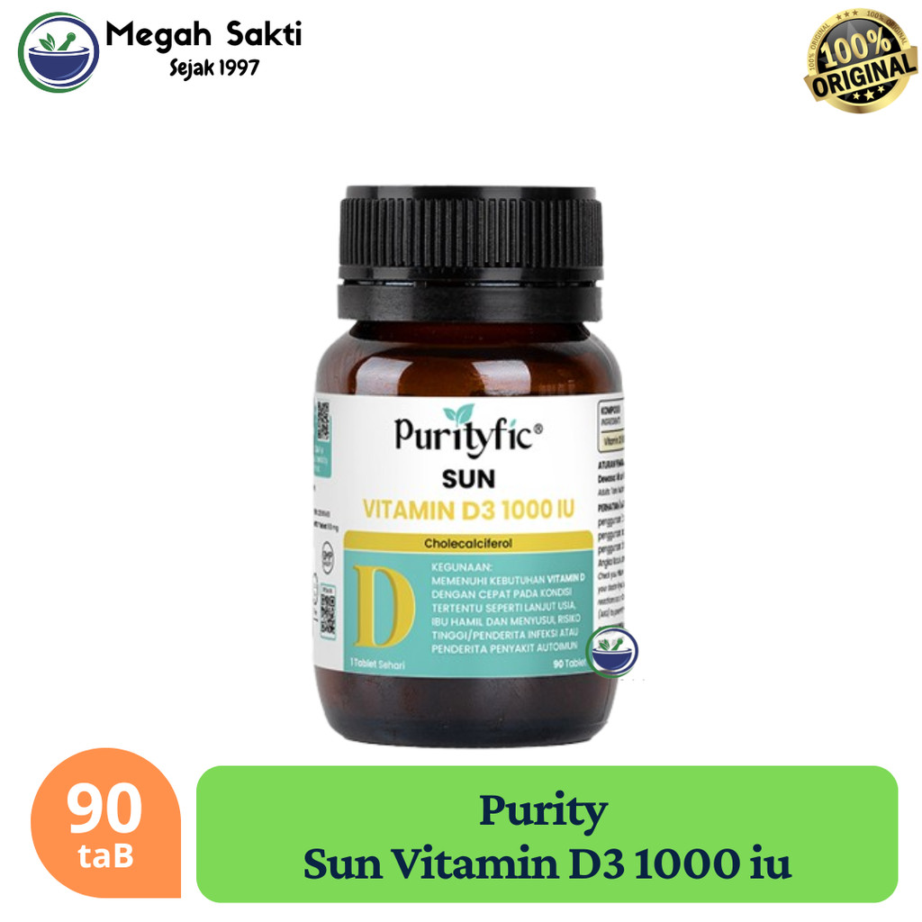 Jual MGS - Purity Sun Vitamin D3 1000 IU Vitamin Australia 90 Tablet ...