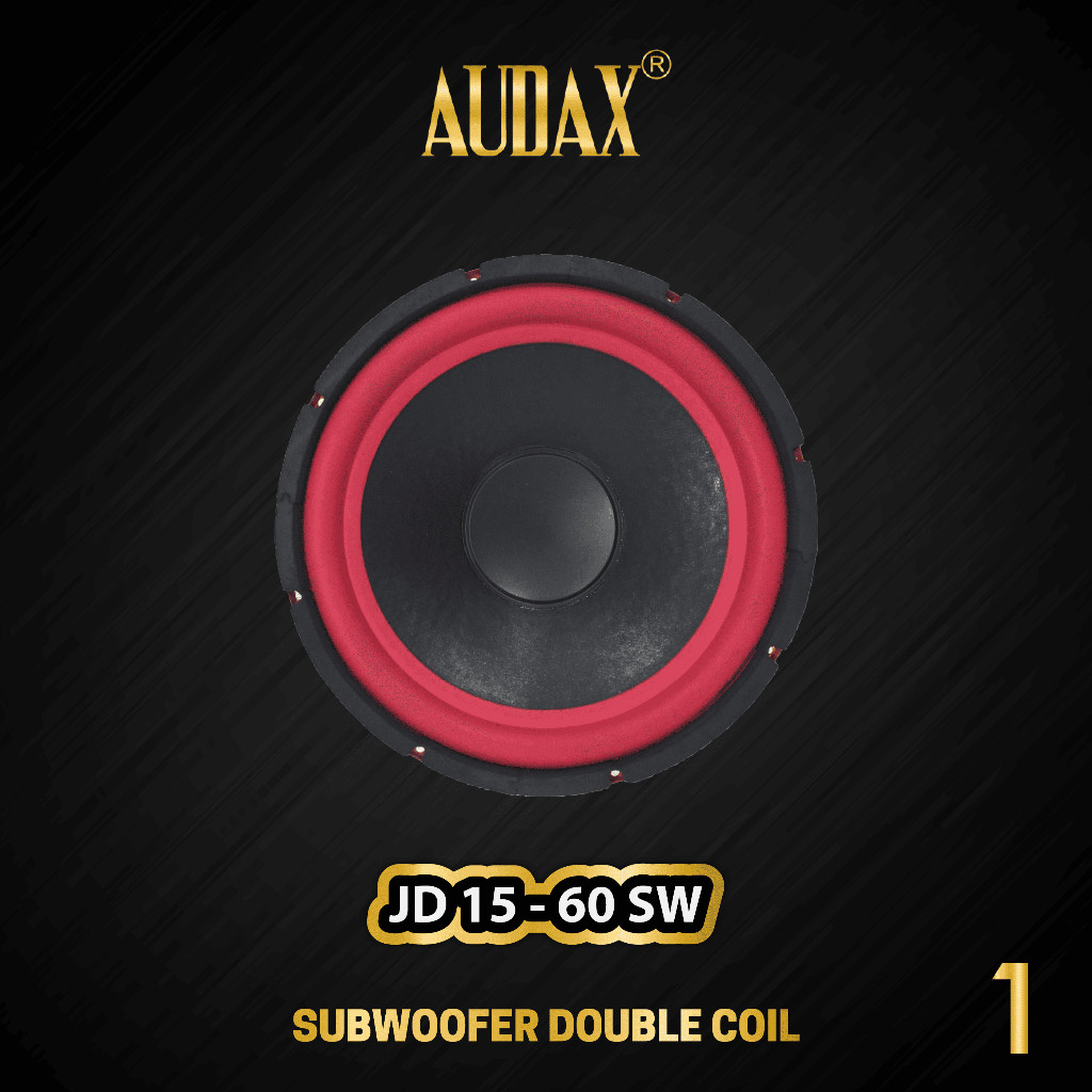 Jual Audax - Speaker Pasif 15'' JD 15- 60 SW Sub Woofer Double Voice ...
