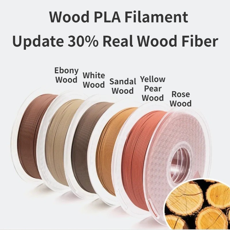 Jual Wood 3D Printer Filament,Wood PLA Filament 1.75mm,Wood Color More ...
