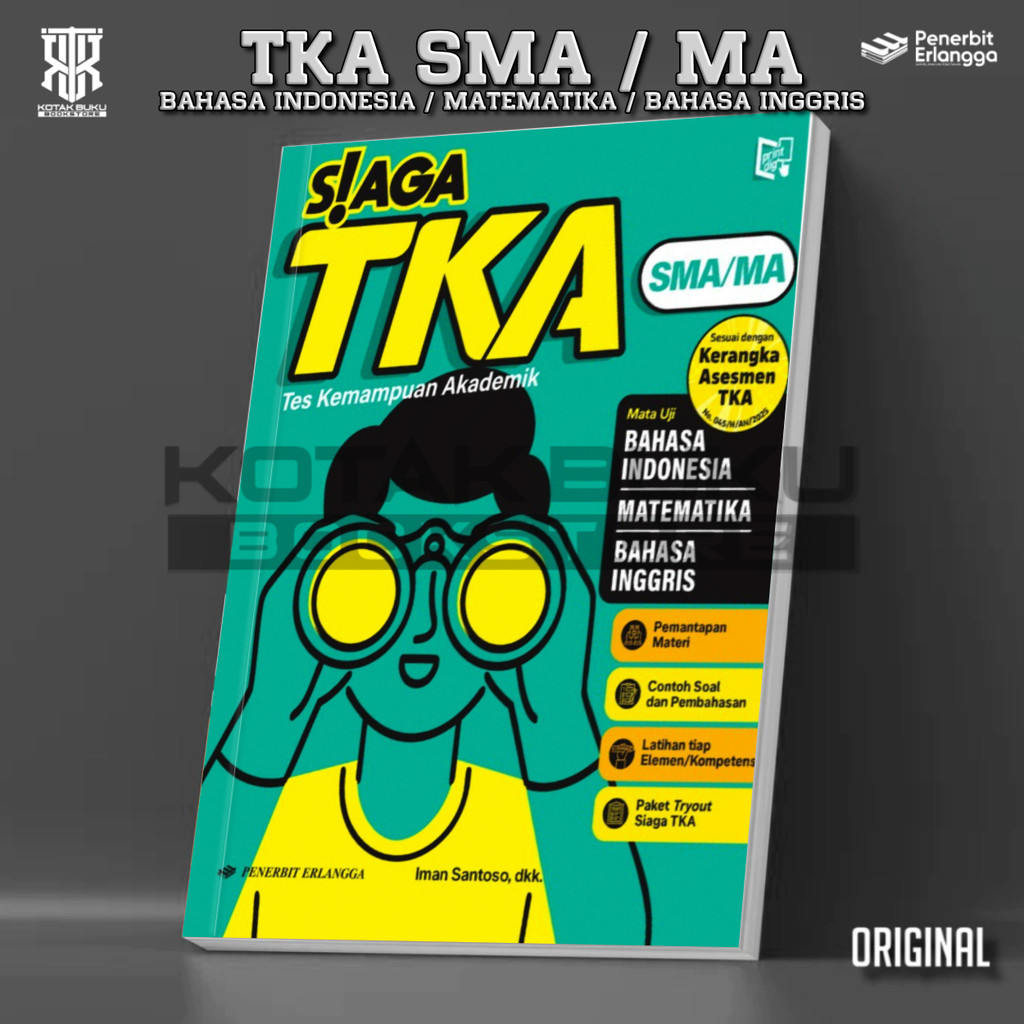 Jual ( ERLANGGA ) Siaga TKA SMA / MA 2026 / TKA SMA / Kurikulum Merdeka ...