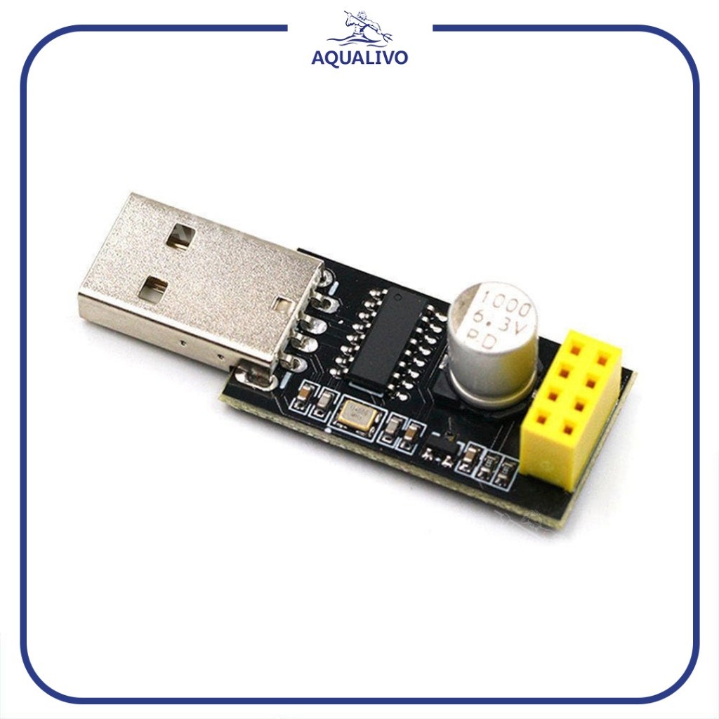 Jual AQUALIVO USB To ESP8266 CH340 ESP-01 Adapter Board Serial Wifi ...