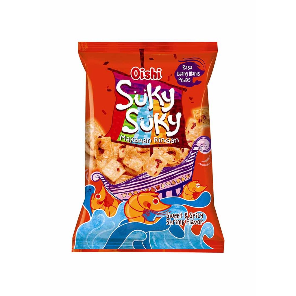 Jual SUKY SUKY SNACK UDANG MANIS PDS 60g | Shopee Indonesia