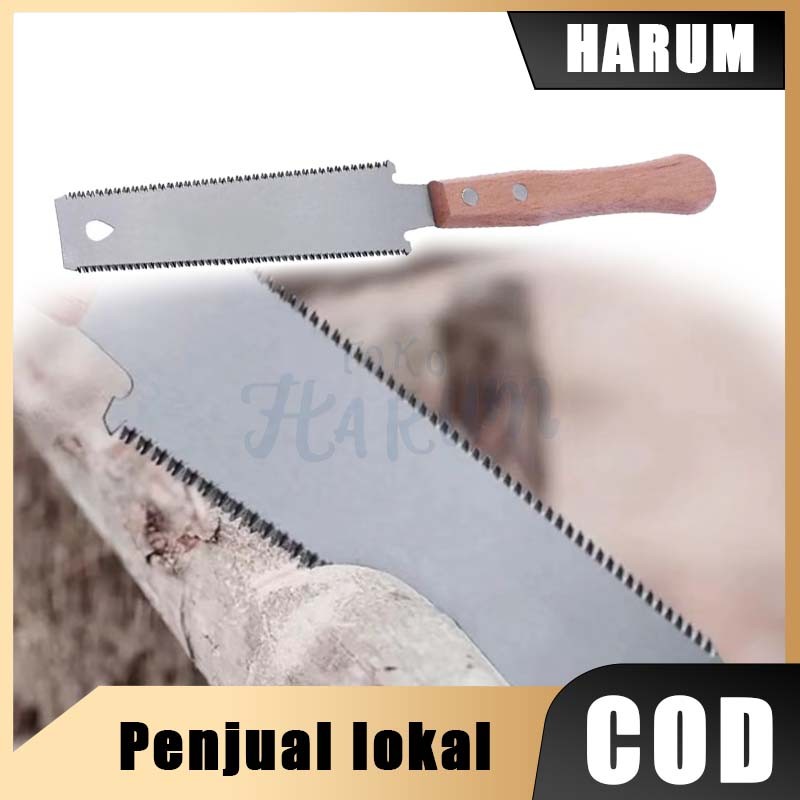 Jual 30cm Gergaji Jepang Dua Sisi / Gergaji Gigi Halus / Gergaji Tangan ...