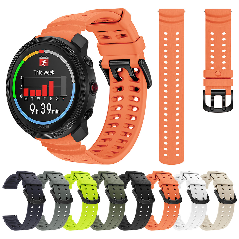Jual 22mm Silicone Strap For POLAR Vantage M3 V3 M M2 1:1 Wristband For ...