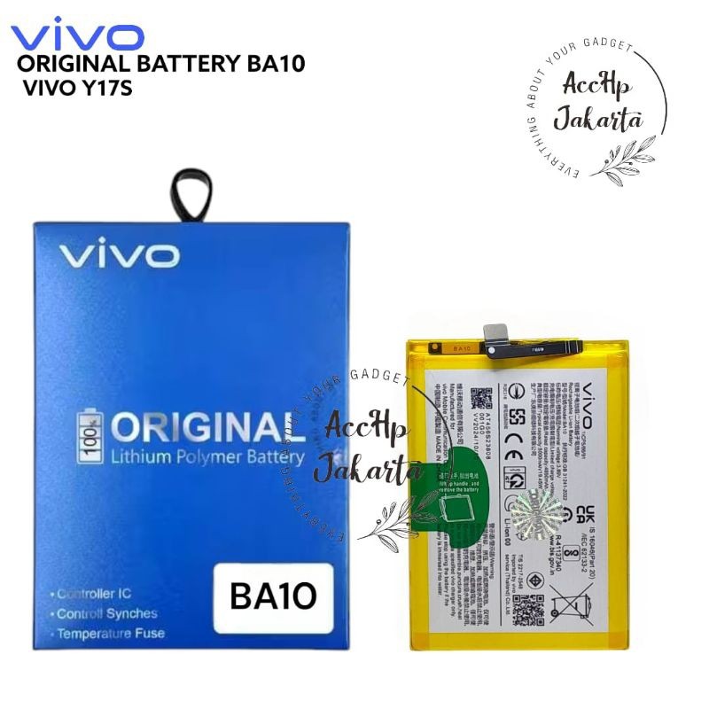 Jual Baterai Batre VIVO Y17S BA10 BA 10 Battery batrei Batrai Batrei ...