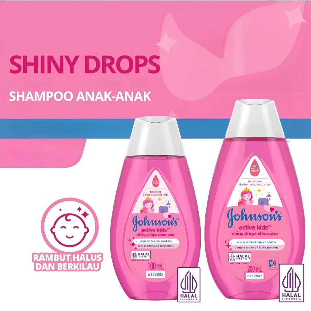 Jual Johnson Baby Active Kids Shiny Drops Shampoo Bayi 100ml | Shopee ...