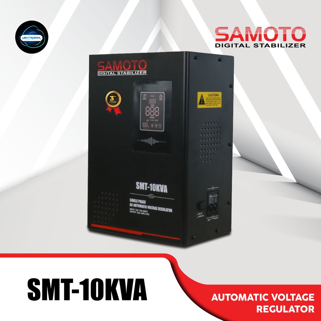 Jual Stabilizer SAMOTO 10000N / 10000 VA SMT-10KVA Stavol Listrik Servo ...
