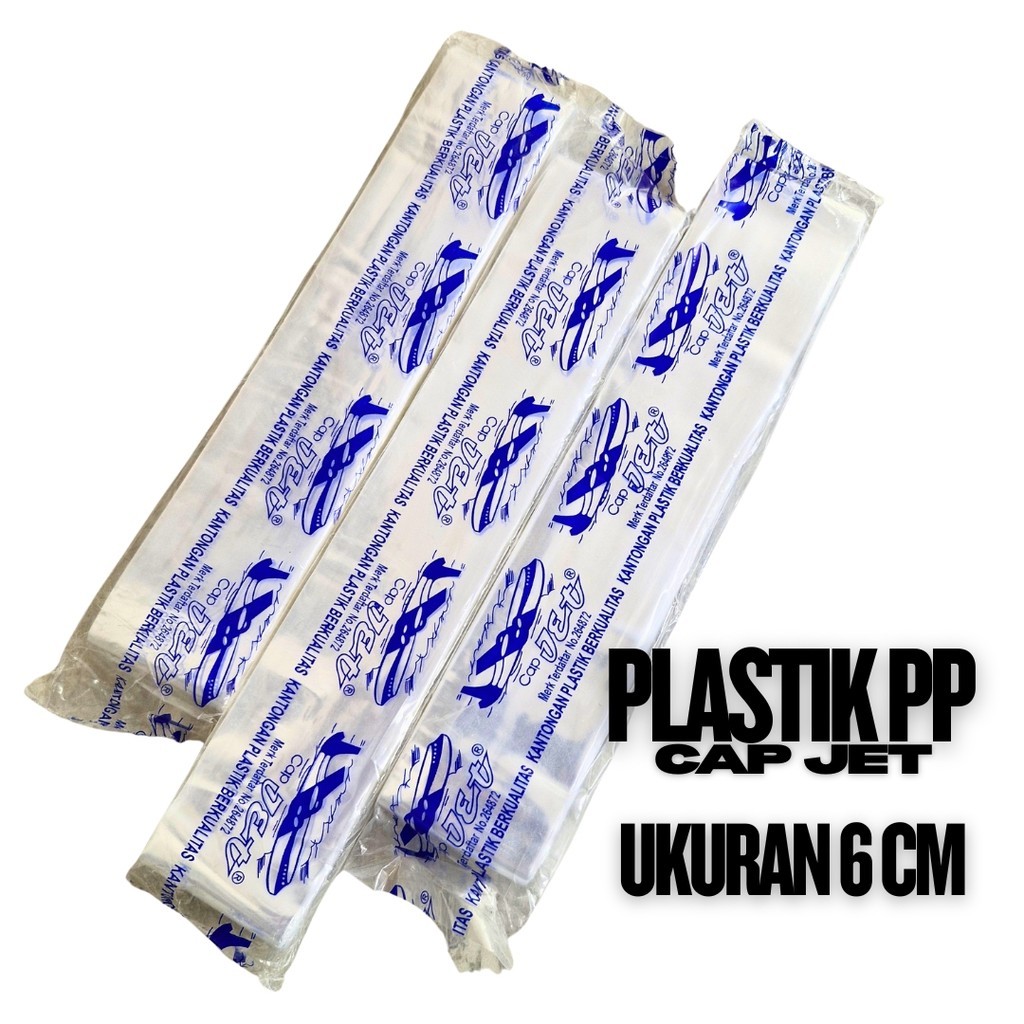 Jual Plastik Jet 6 cm Roll 100 Meter Polypropylene untuk Pembungkus ...