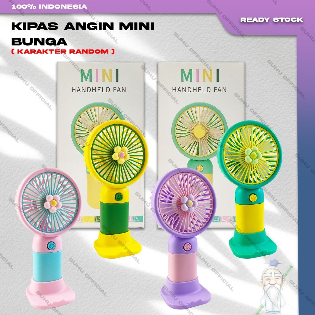 Jual Kipas Angin Mini Kipas Portable Mini Fan Kipas Genggam USB Charger ...
