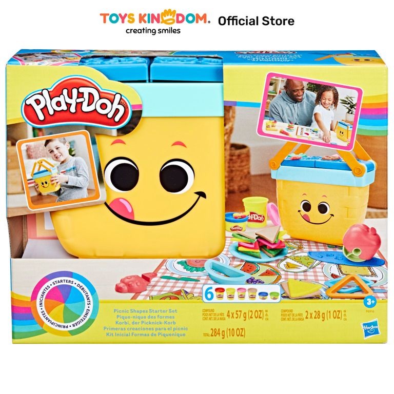 Jual Toys Kingdom Play Doh Set Picnic Shapes Starter Toys Kids Toy ...