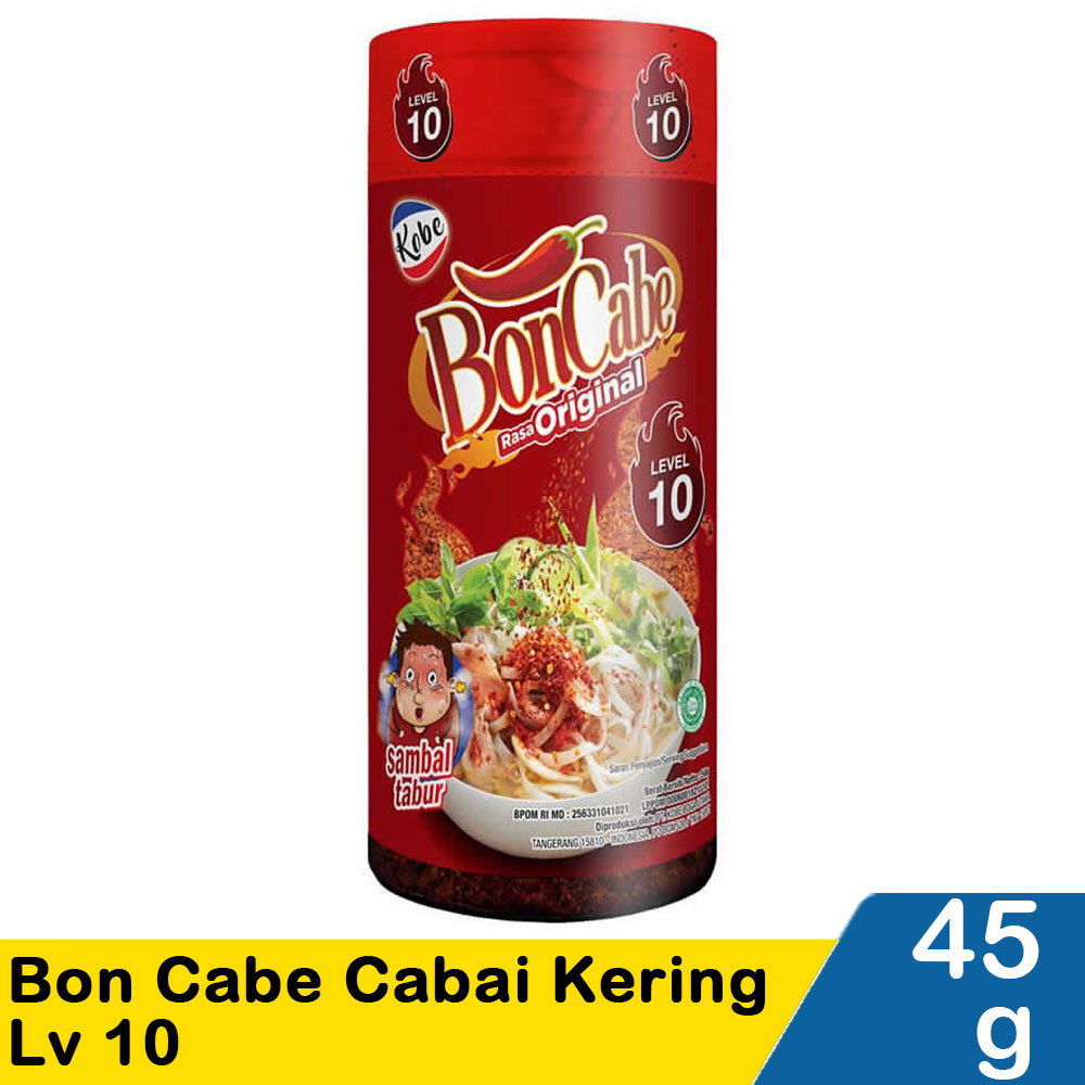 Jual KOBE BON CABE CABAI KERING BERBUMBU ORIGINAL 50/45g | Shopee Indonesia