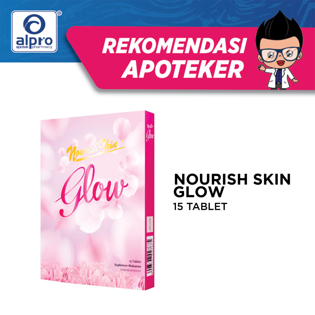 Jual Nourish Skin Glow 15 Tab | Shopee Indonesia