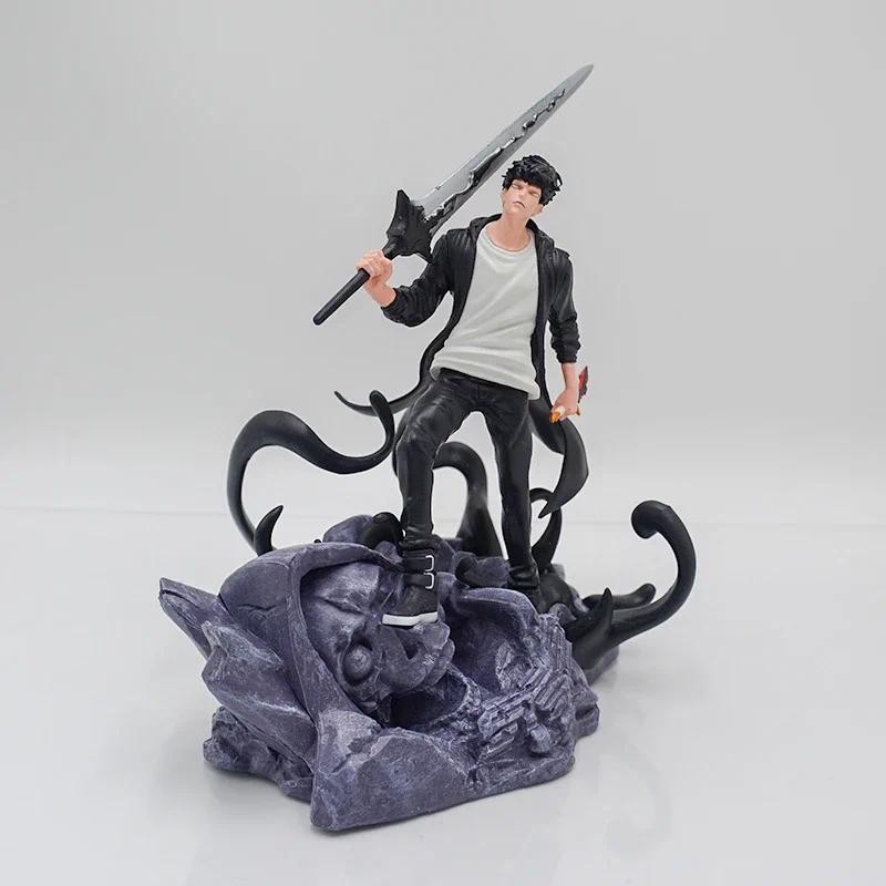 Jual 20cm Solo Leveling Sung Jinwoo Anime Figure Ore dake Level Up na ...