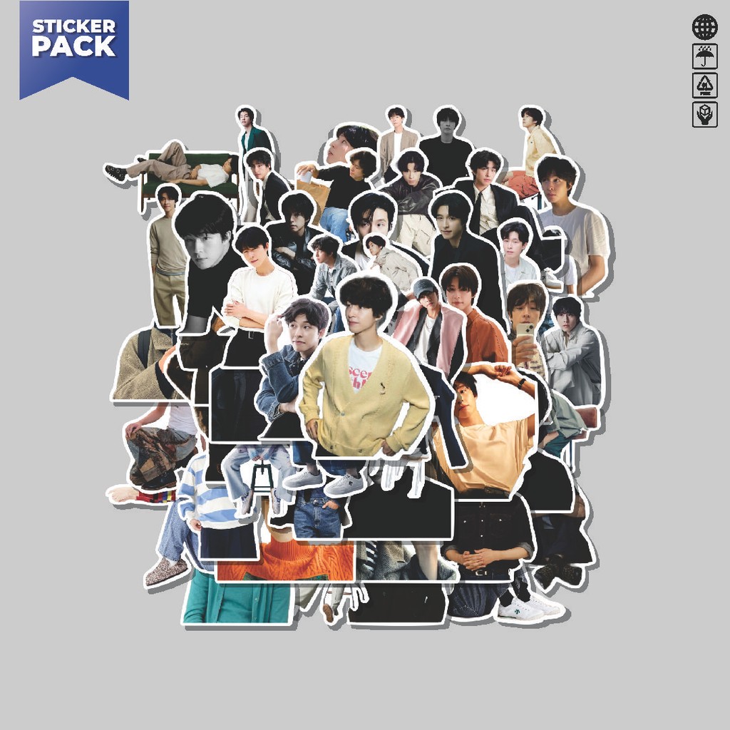 Jual [100PCS]Stiker Pack Stiker Hong Kyung Aesthetic Vinyl Anti Air ...