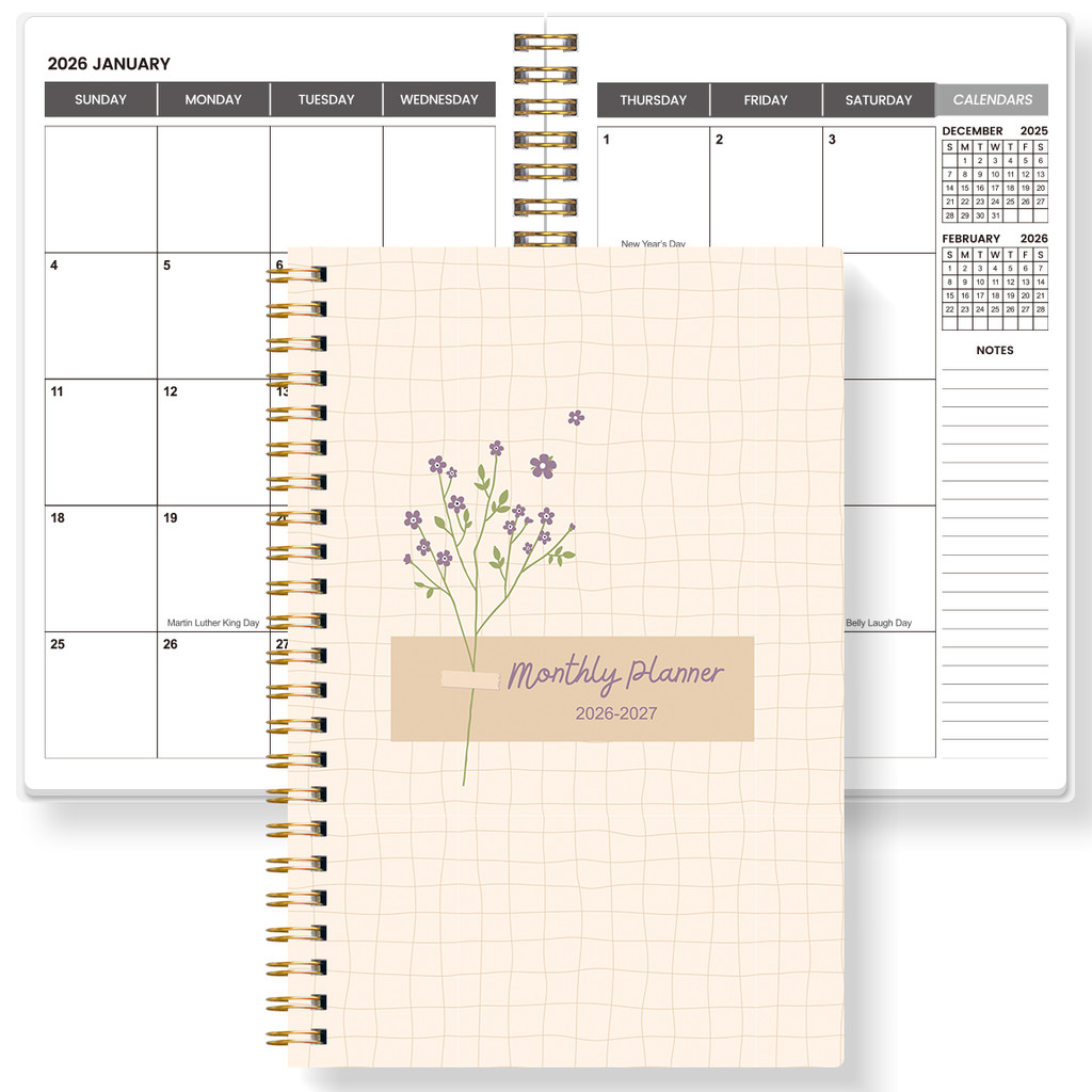 Jual 2026-2027 A5 Weekly & Monthly Planner – Jan 2026 to Dec 2027 ...