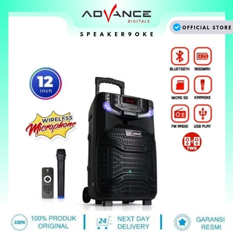 Jual Speaker Advance K1204 Meeting Bluetooth Portable Plus Mic Wireless ...