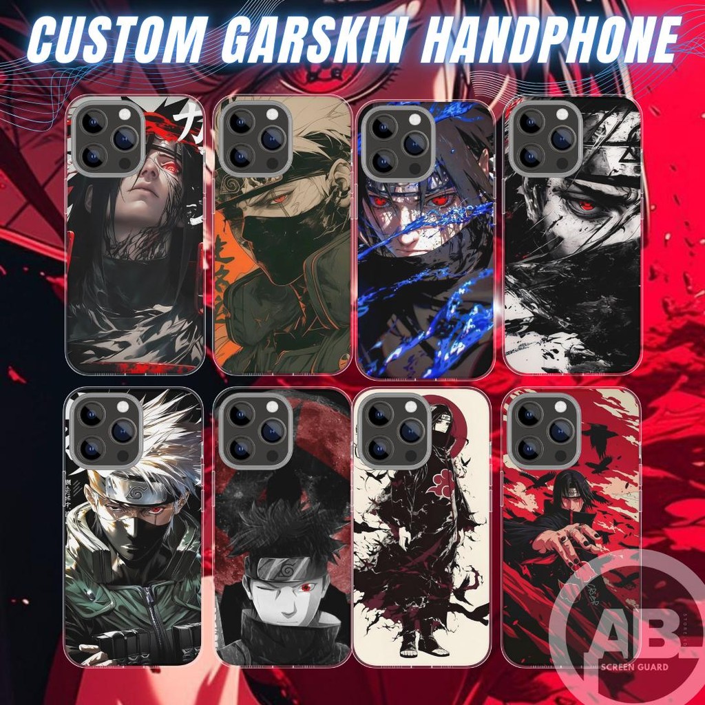Jual Custom Garskin Naruto Uchiha Sharinngan Anti Gores, Anti Slip ...