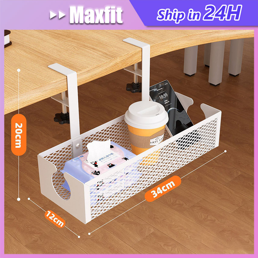 Jual Rak Kabel / Cable Organizer / Cable Management Under Desk Wire ...