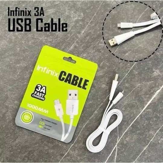Jual KABEL DATA MICRO & TYPE C INFINIX CABLE 3.A FAST CHARGING BISA DI ...