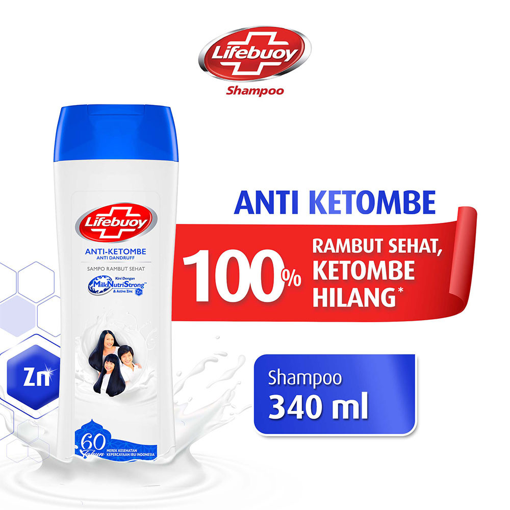Jual LIFEBUOY SHAMPOO ANTI DANDRUFF 340mL | Shopee Indonesia