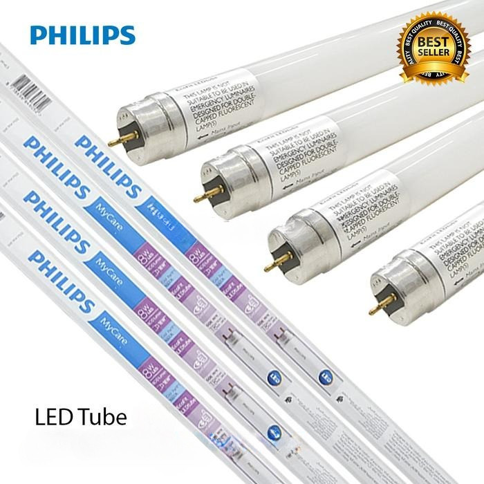 Jual Philips Lampu TL Led T8 Tube Ecofit 8W 60cm / 16W 120cm / 18W ...
