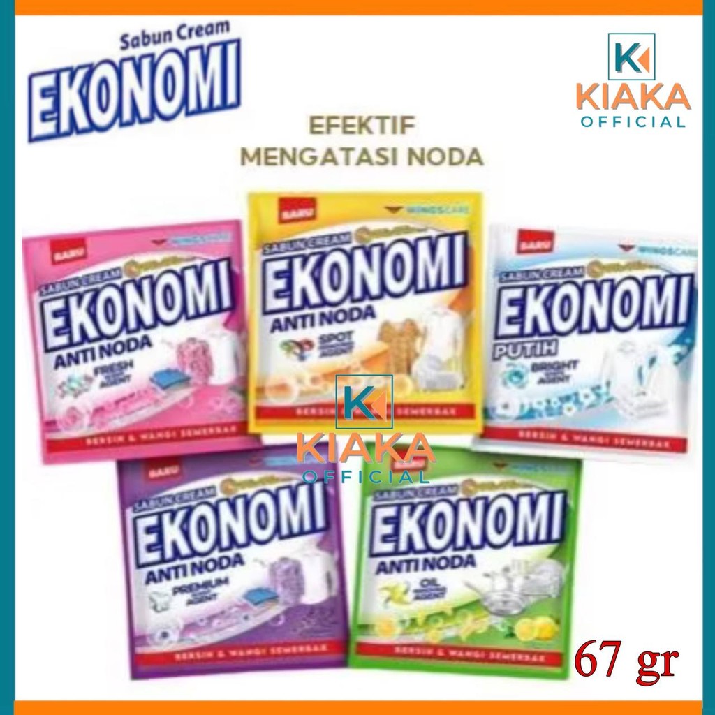 Jual WINGS Sabun Cream Ekonomi 67gr Sabun Cuci Baju Colek Anti Noda ...