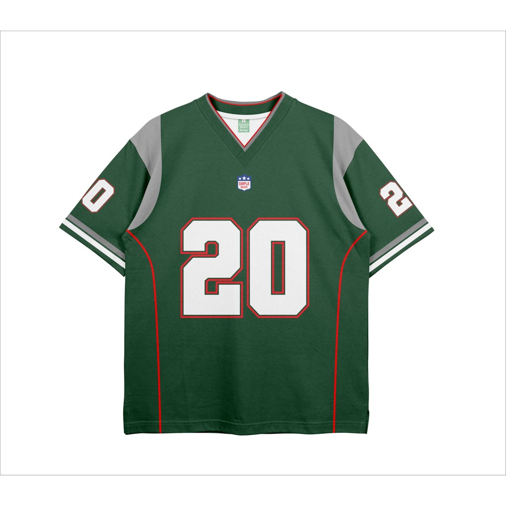 Jual Jersey oversize simple basic nfl 20/ jersey rugby / jersey vintage ...