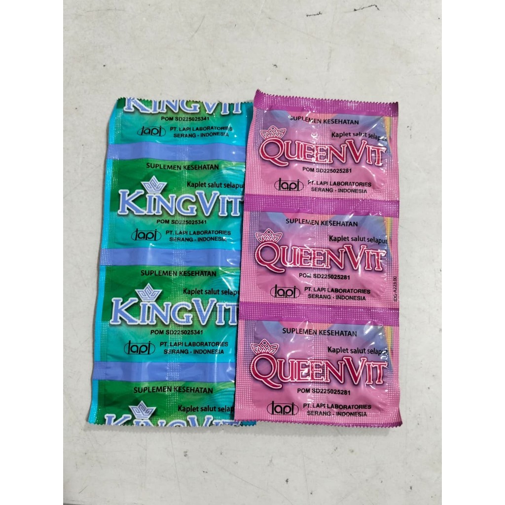 Jual Paket Bundling Kingvit Dan Queenvit - Per box dan Strip - Progam ...