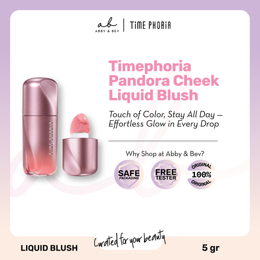 Jual AB - Timephoria Pandora Cheek Liquid Blush [5g]/Cream Blush Waterproof Longlasting High ...