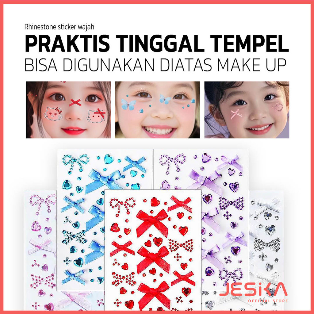 Jual Rhinestone tempel aksesoris untuk wajah mata make up warna kuning ...