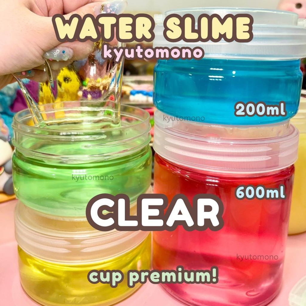 Jual PROMO KYUTOSLIME Water Slime 200ml Barrel o Slime KYUTOMONO Clear Slime Millk Slime BIG ...