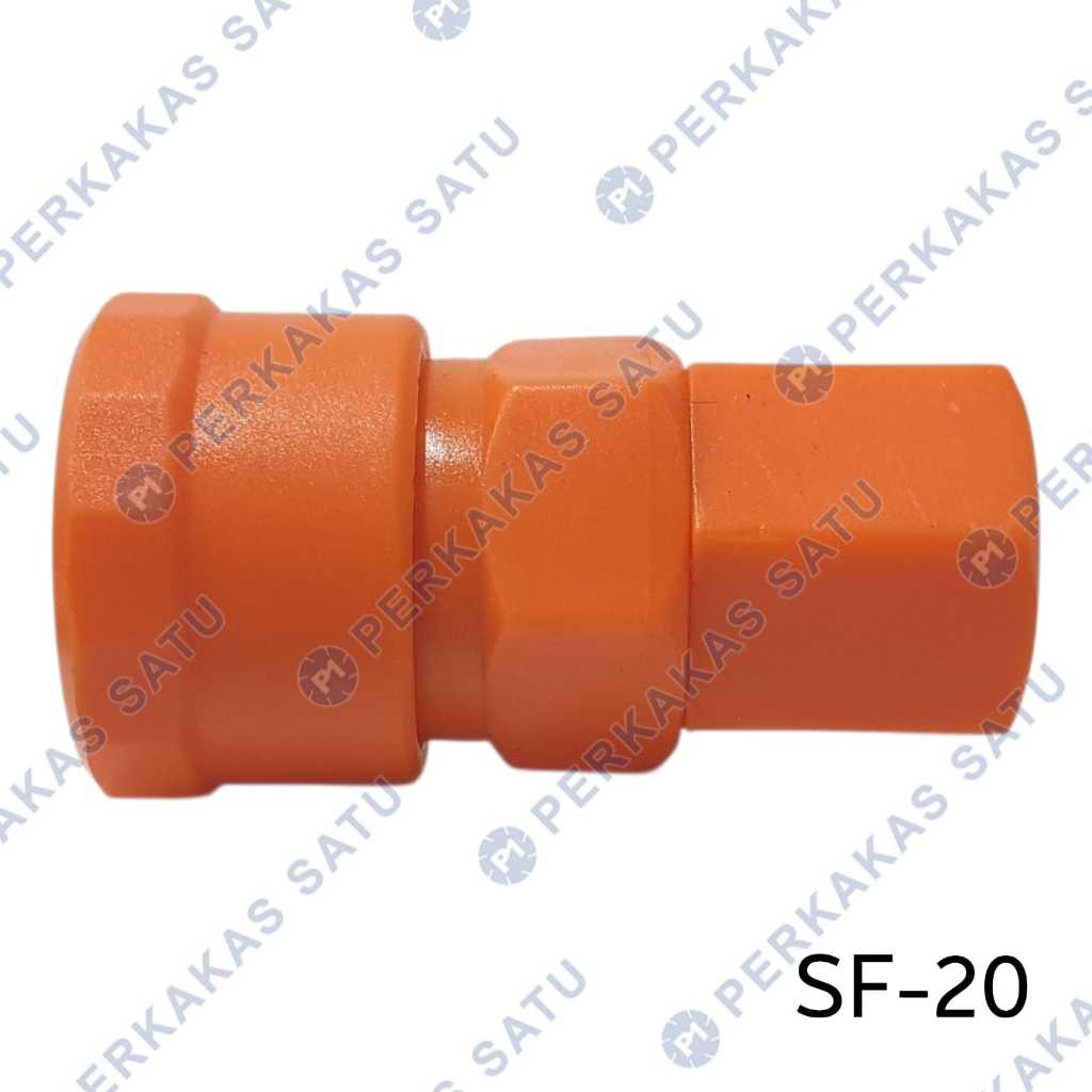 Jual AIR QUICK COUPLER SF-20 PLASTIK SF20 PLASTIC QUICK COUPLING ANGIN ...
