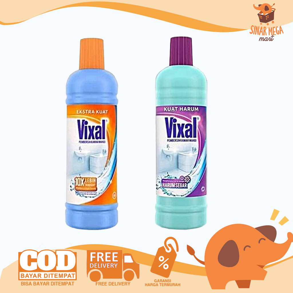 Jual VIXAL Extra Kuat Biru Botol 360g | Vixal Pembersih Porselen ...
