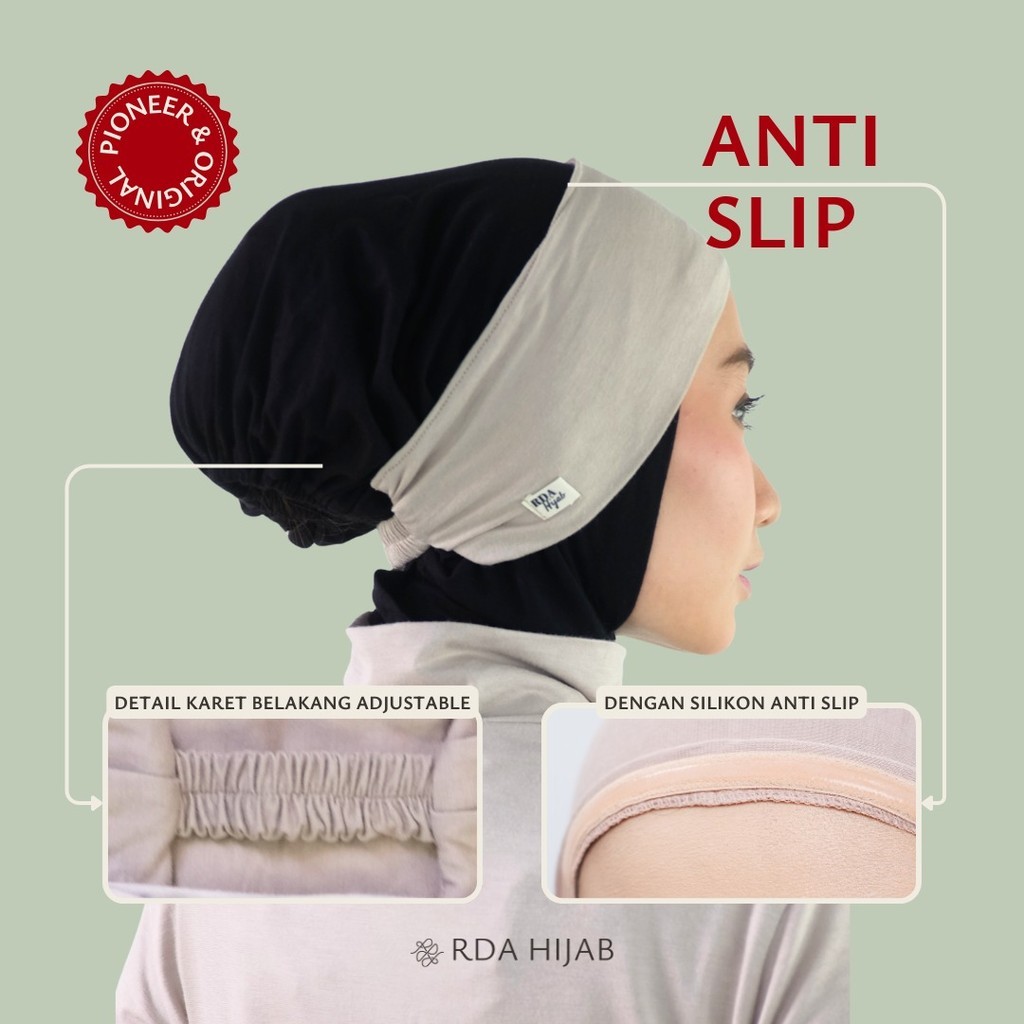 Jual RDAHijab - Ciput Bandana Silikon Anti Slip ORIGINAL | Cocok untuk Umroh dan Haji, Inner Cap ...
