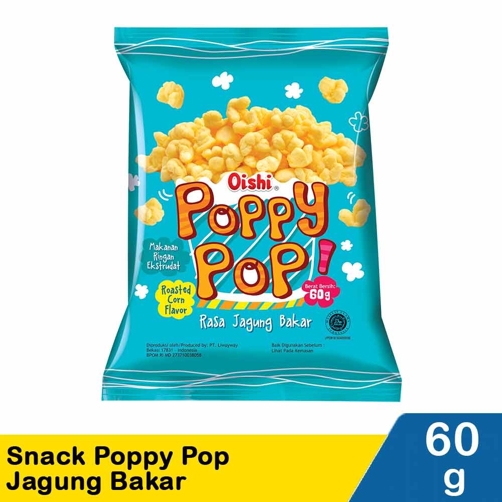 Jual POPPY POP SNACK JAGUNG BAKAR 60g | Shopee Indonesia