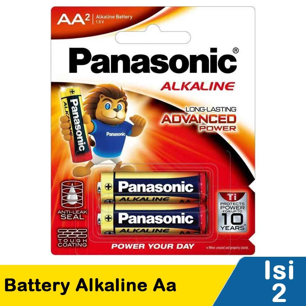 Jual PANASONIC BATTERY ALKALINE AA LR 6T/2B | Shopee Indonesia
