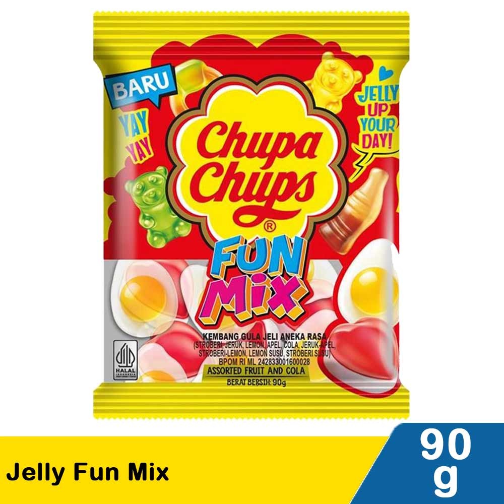 Jual CHUPA CHUPS JELLY FUN MIX 90g | Shopee Indonesia