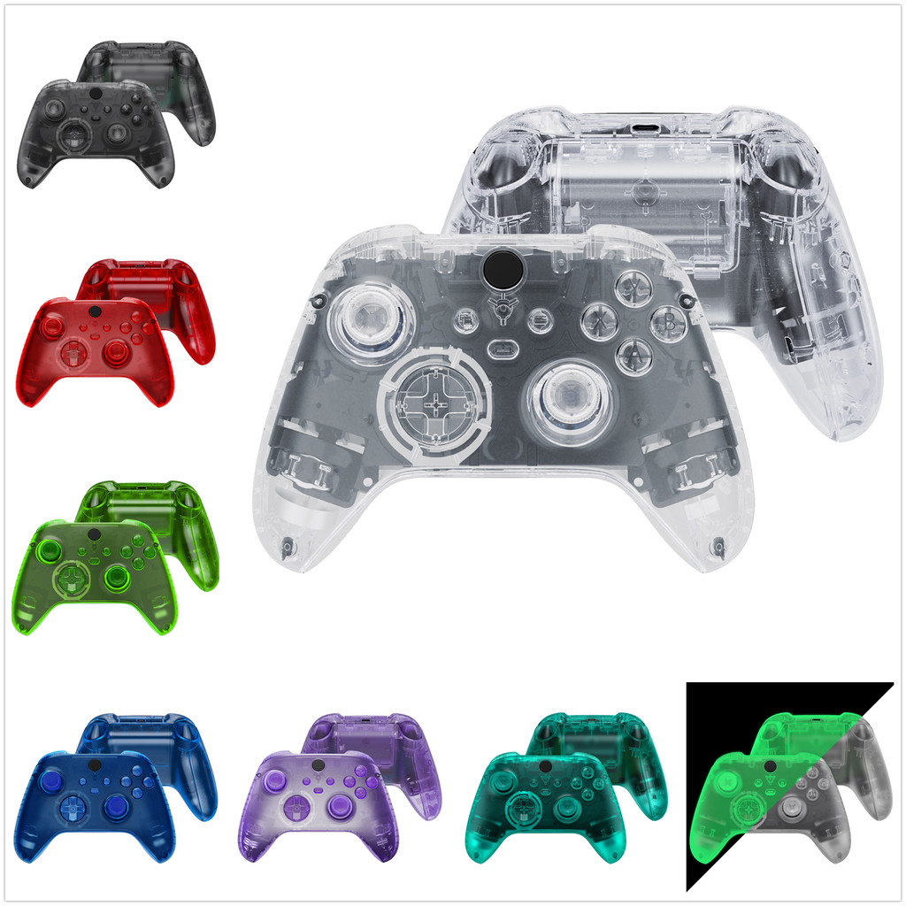 Jual eXtremeRate Replacement Custom Transparent Controller Full Set ...