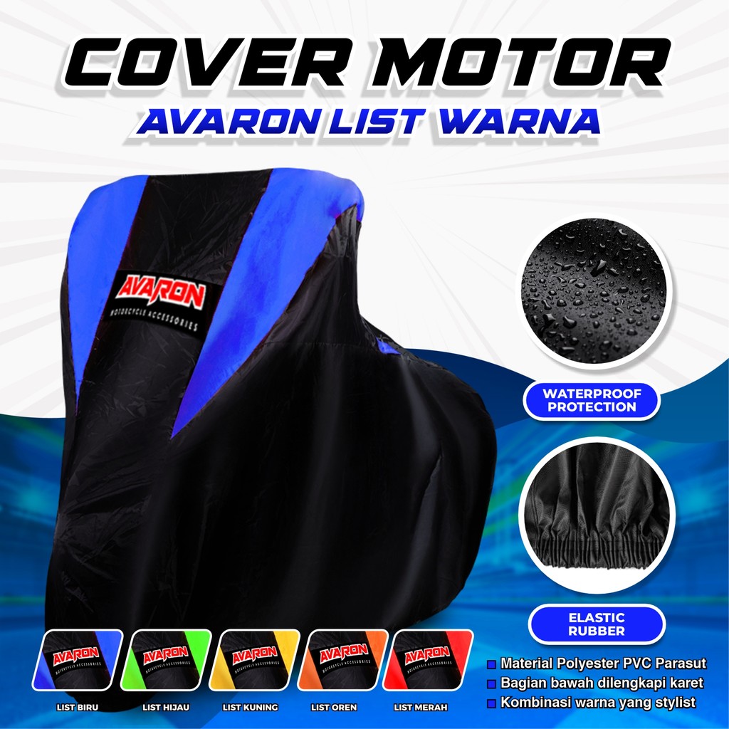 Jual Sarung Motor AVARON W155 / Penutup Pelindung Body Cover Motor ...