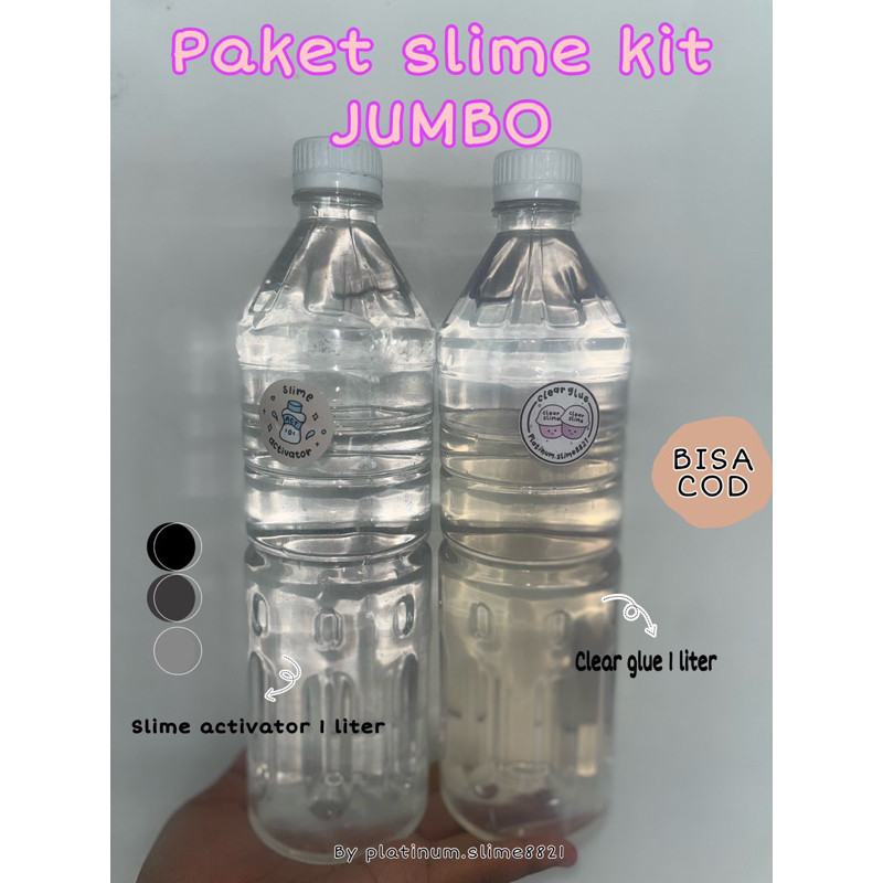 Jual paket slime kit jumbo || slime kit jualan SOURCANDYSLIME | Shopee ...