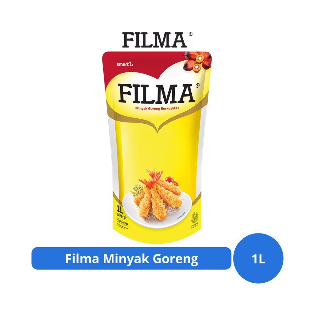 Jual MINYAK GORENG FILMA KEMASAN PUCH 1LITER MINYAK FILMA 1L | Shopee ...