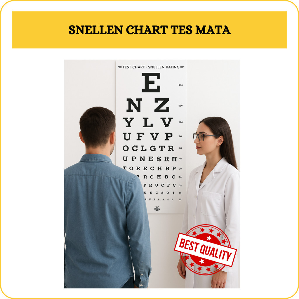 Jual Snellen Chart Tes Mata – Alat Uji Kesehatan Mata Standar Optik ...