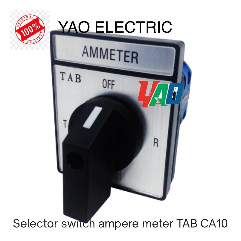 Jual SELECTOR switch ampere meter TAB CA10-A048- kualitas terjamin, R-S ...