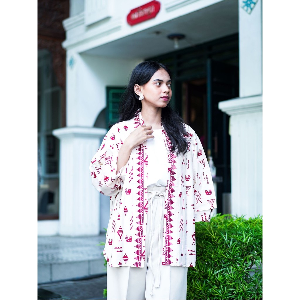 Jual MARGARIA BATIK - Outer Naya - Outer Batik Cap Wanita All Size ...