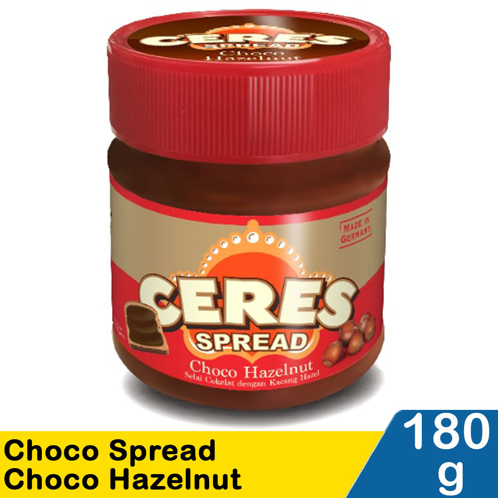 Jual CERES CHOCO SPREAD CHOCO HAZELNUT 180g | Shopee Indonesia