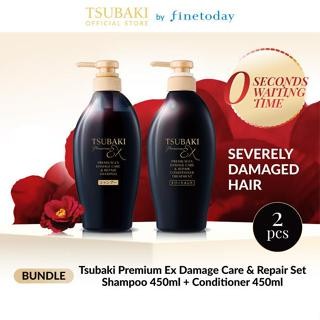 Jual Tsubaki Premium Ex Damage Care 400ml & Repair Sahampoo Get ...