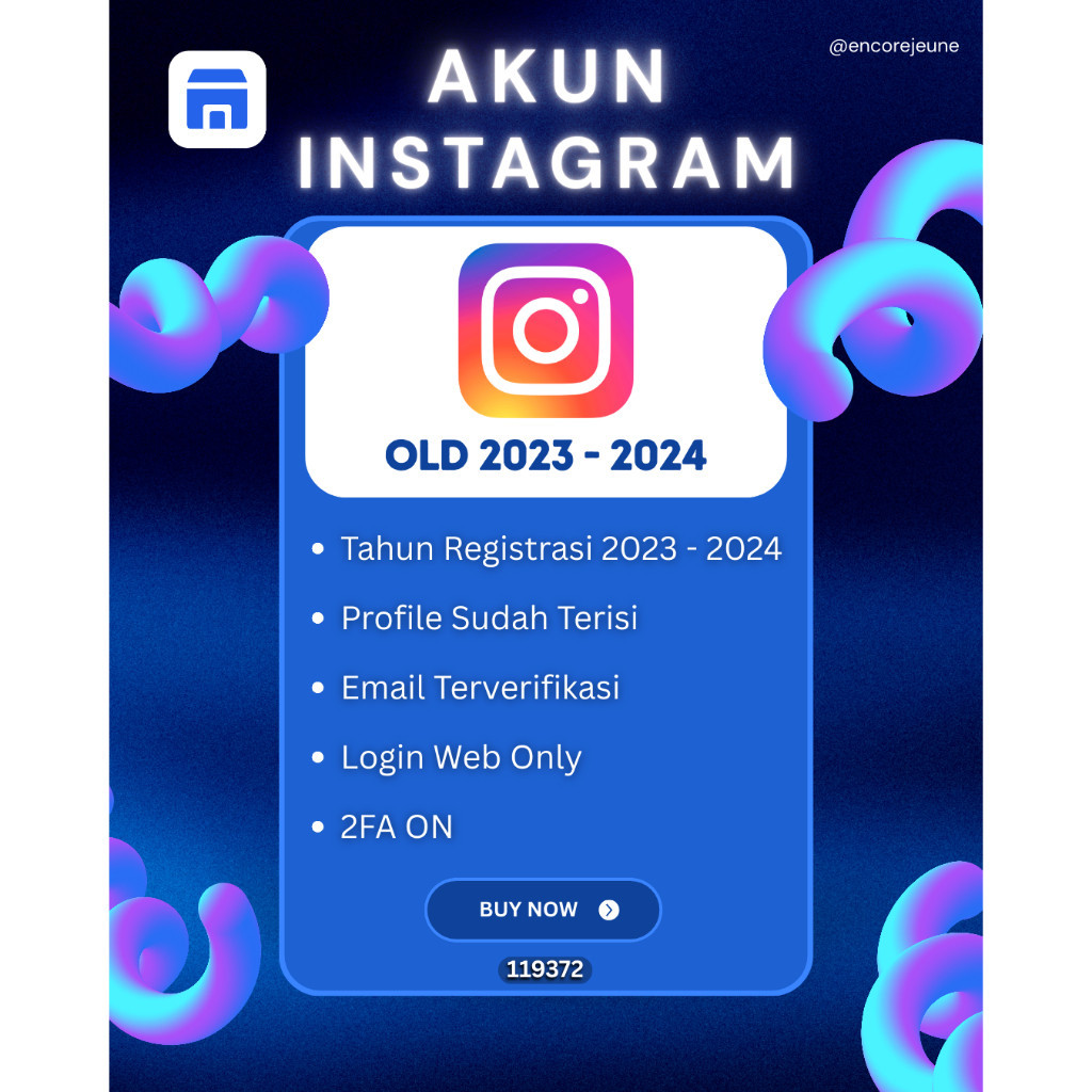 Jual Akun Instagram OLD | IG Tua | Instagram Tua | Instagram Lawas ...